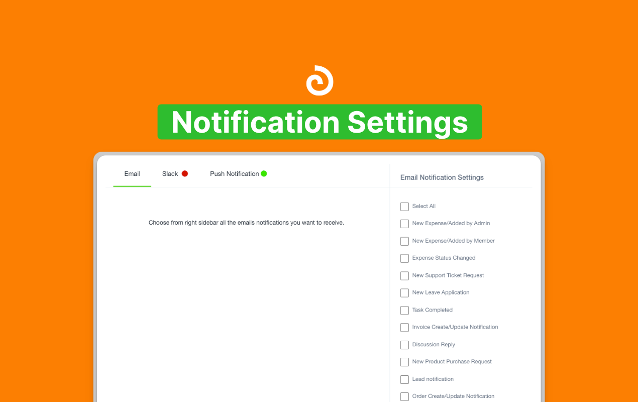 Olqan Documentations - Notification Settings