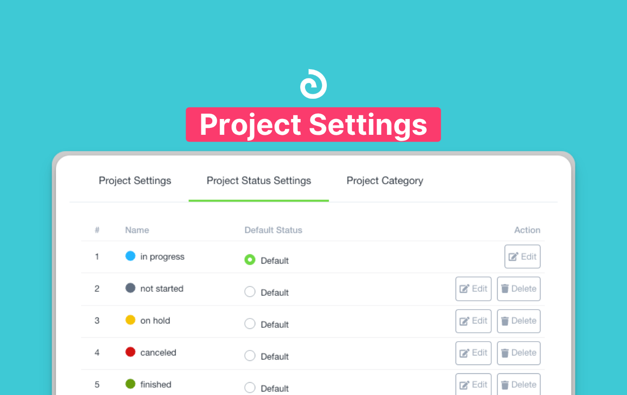 Olqan Documentations - Project Settings